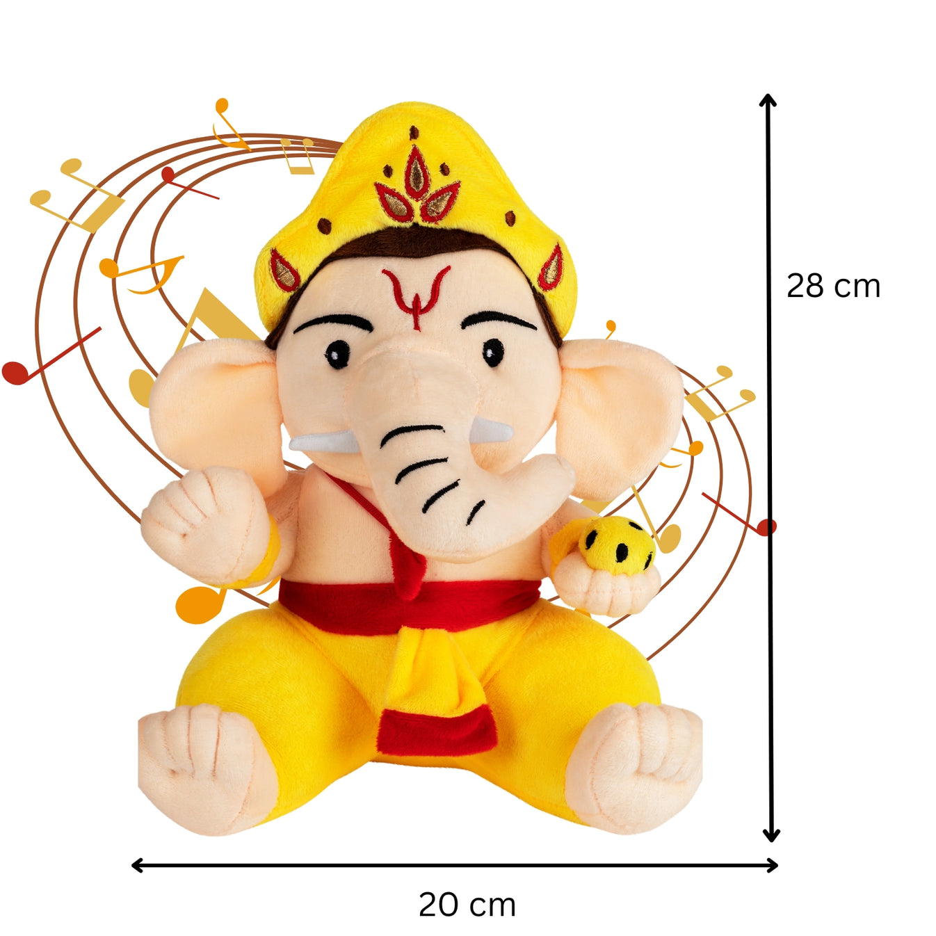 Ganesha Soft Toy Chanting Mantra - Singing Toy for Kids - Ganesh ...