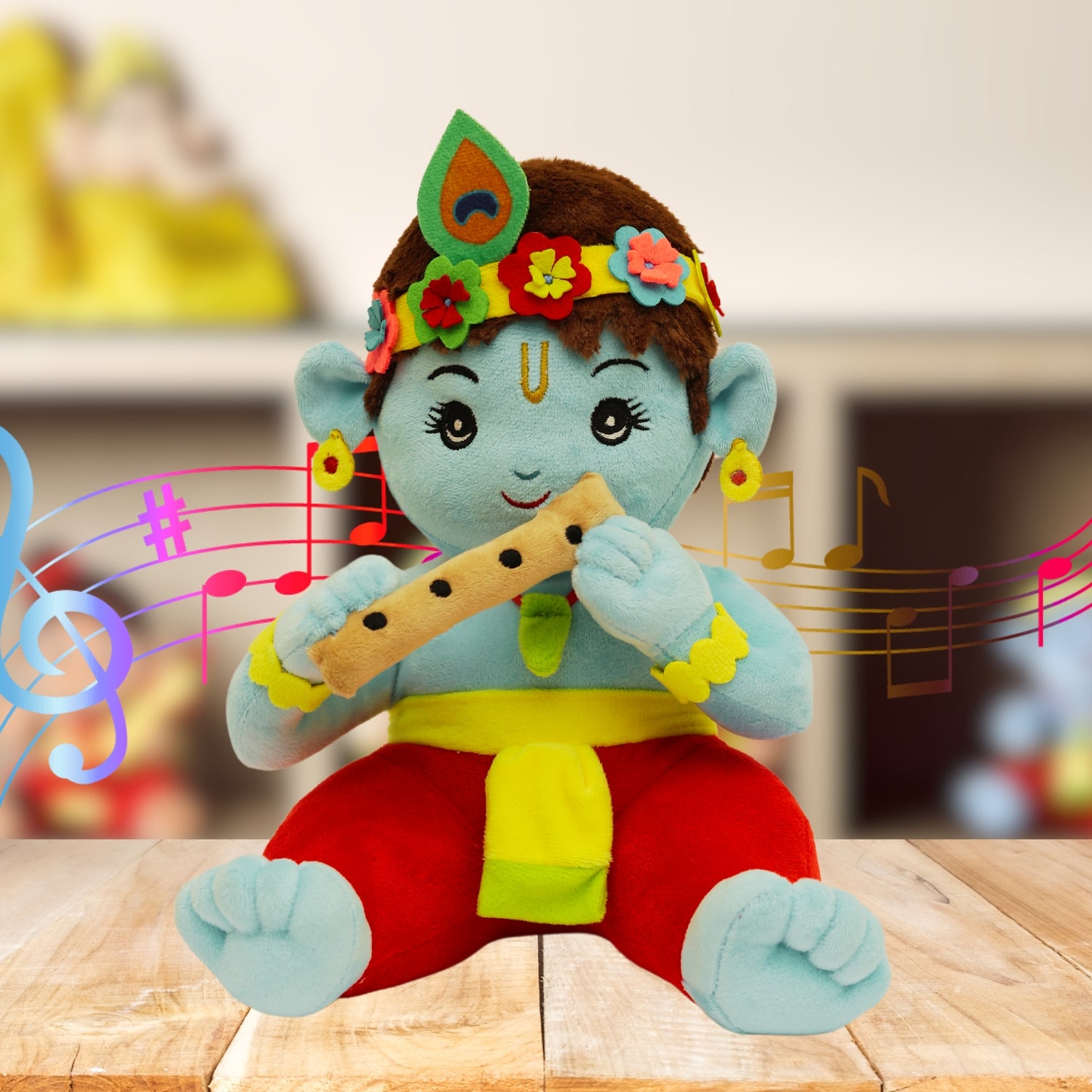 Buy Krishna Soft Toy Chanting Mantra | Singing Toy for Kids Best Price