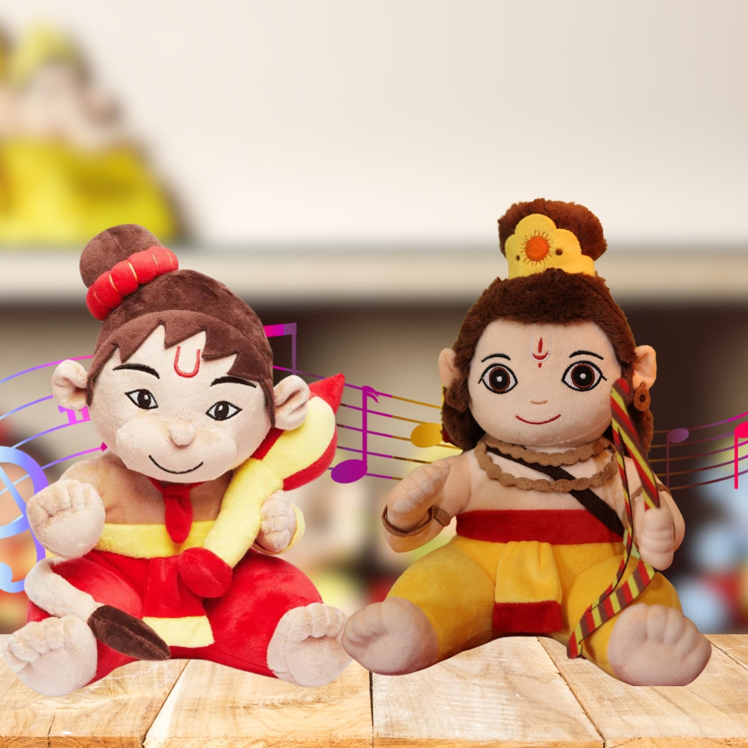 Mantra Chanting Baby Rama & Baby Hanuman | Singing Toy For Kids