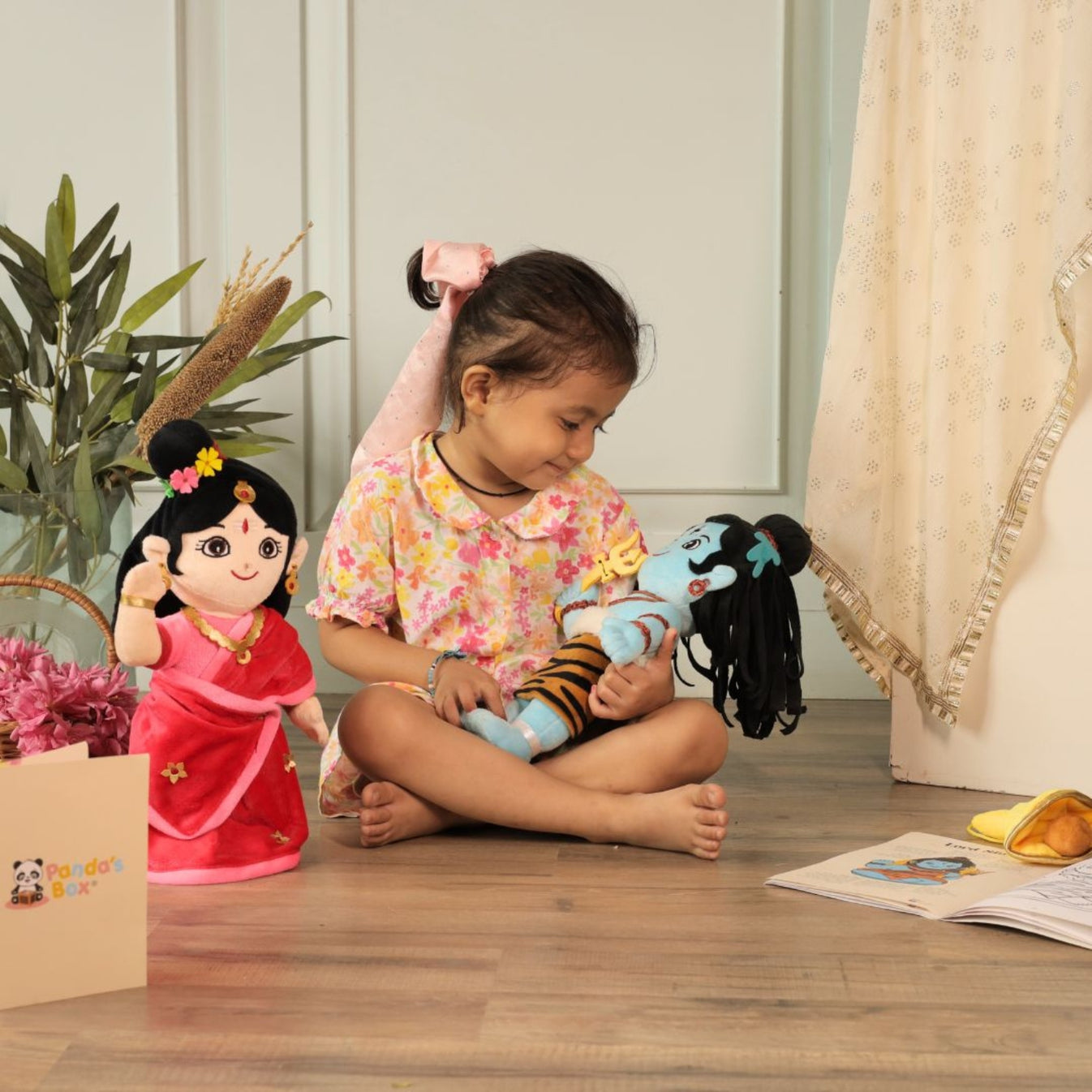 Buy Now Shiva & Parvati Toy | Online Shiva Parvati Soft Toy For Baby
