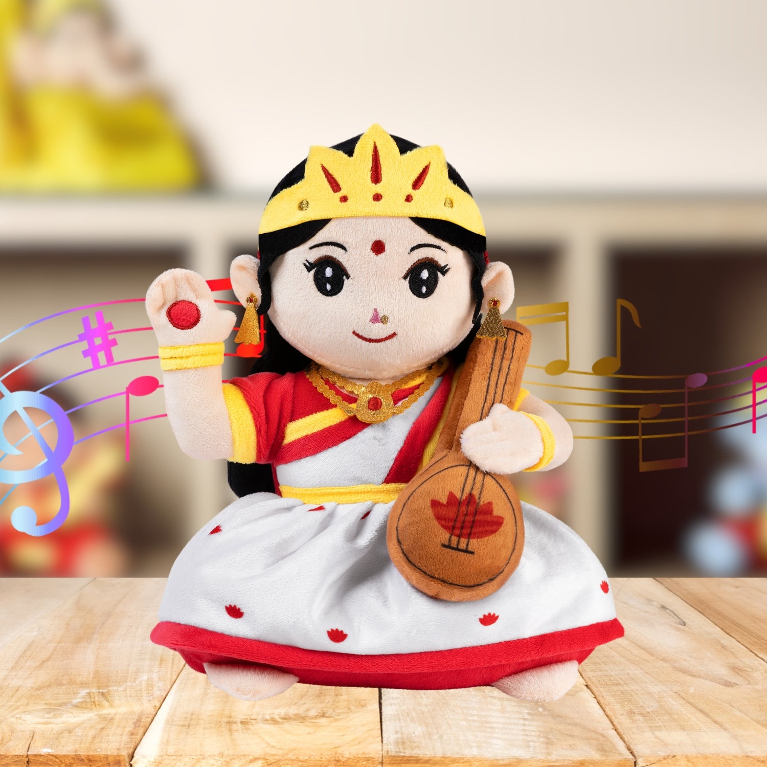 Buy Mantra Chanting Devi Saraswati Toy | Singing Toy Oder Now