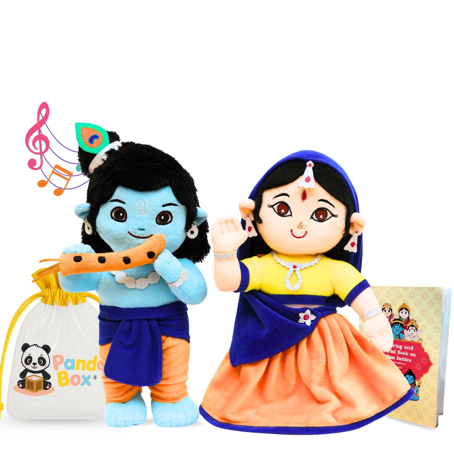 Shop Now Lord Krishna & Radha Soft Toy | Pandas Box
