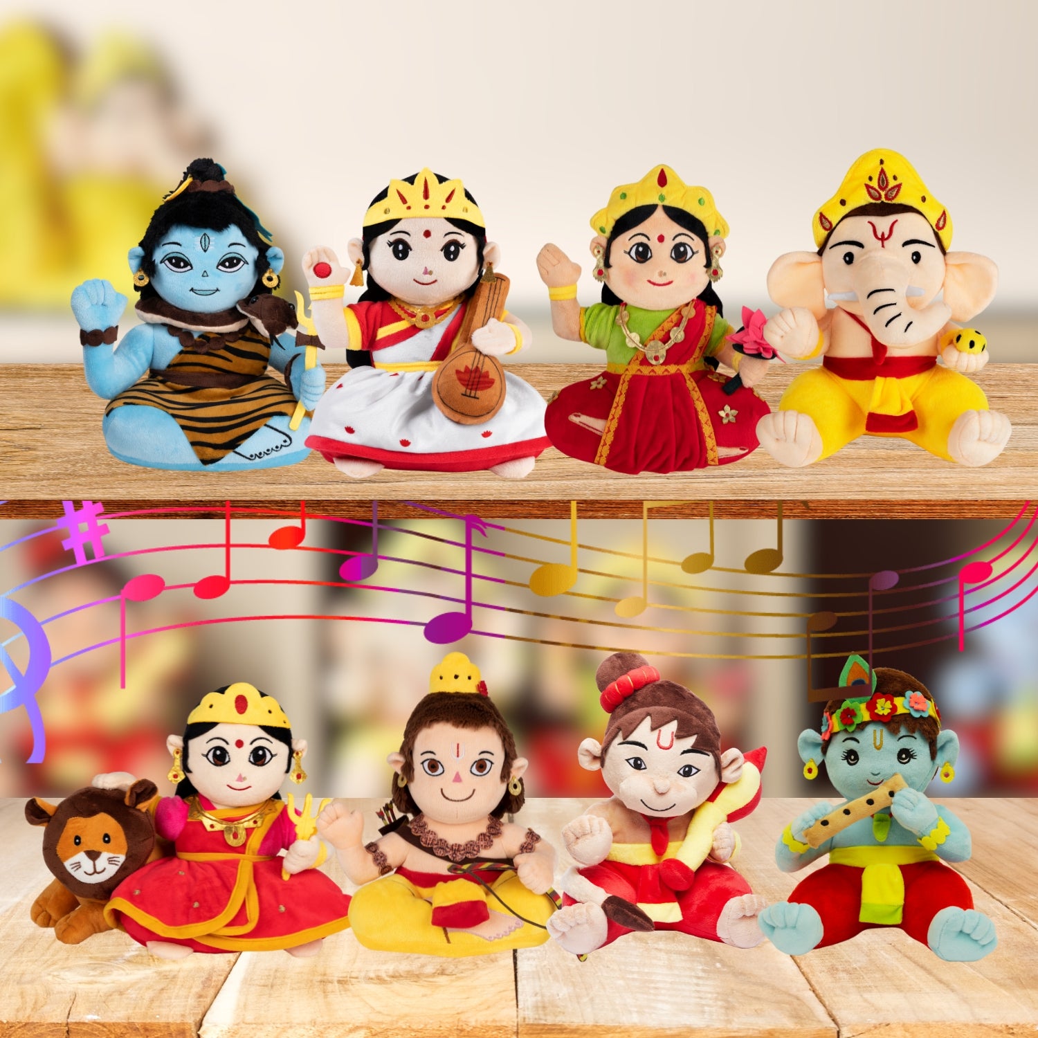 Mantra Chanting Baby Hanuman, Baby Rama, Baby Ganesha, Baby Shiva, Dev