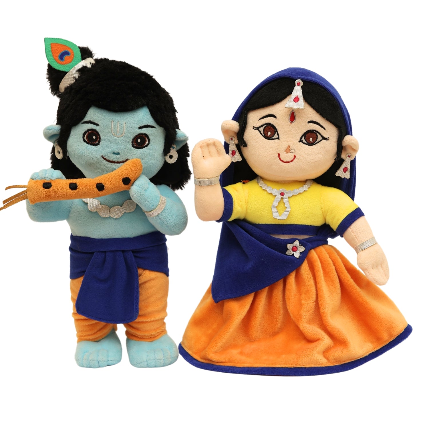 Shop Now Lord Krishna & Radha Soft Toy | Pandas Box