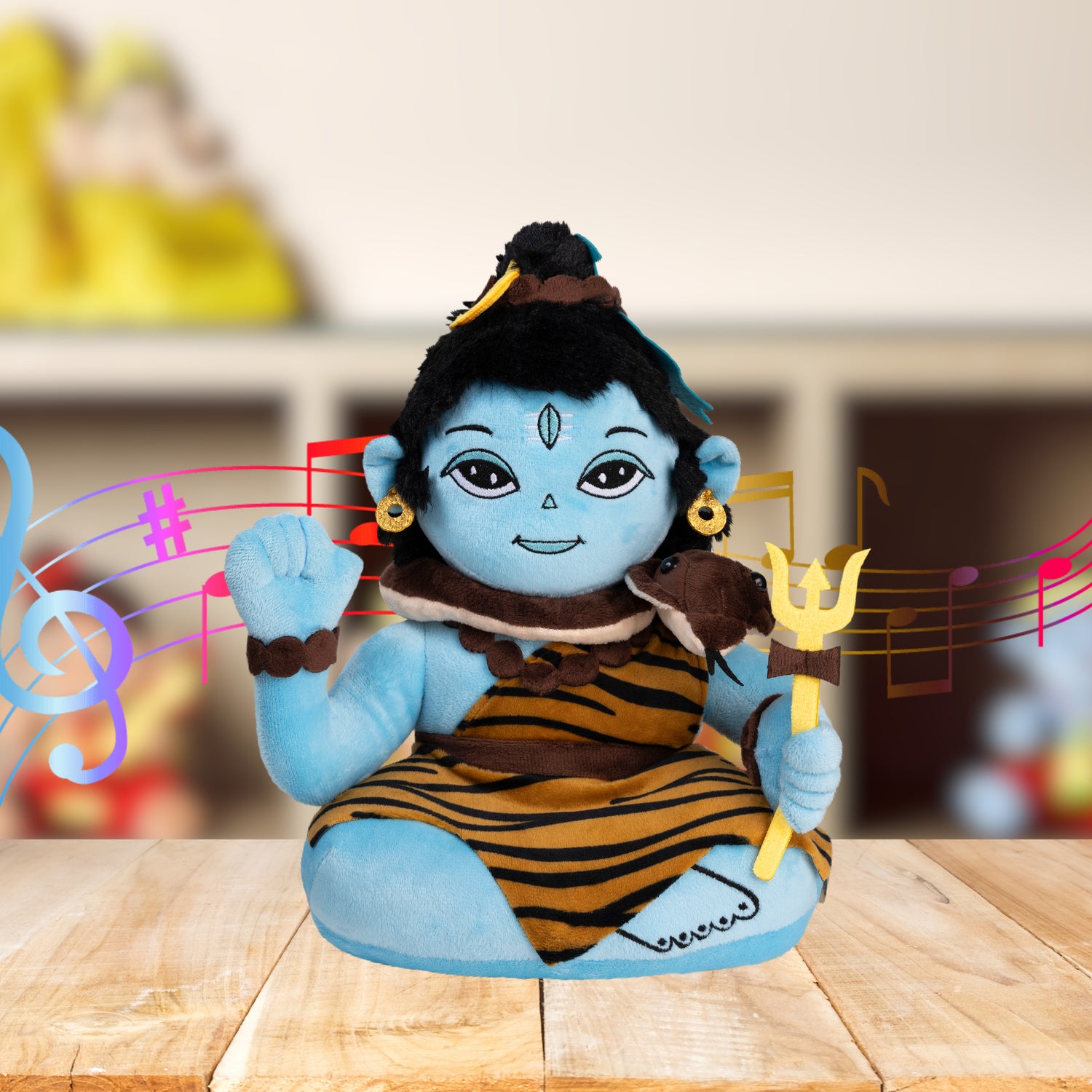 Hindu Mantra Chanting Plush Toys for Kids | Unique Single Products